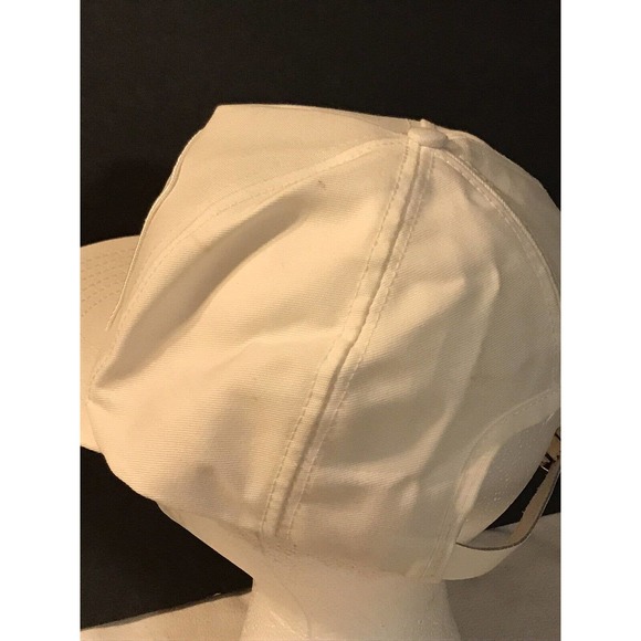 Vintage | Accessories | Vtg General Motors Hat White Strap Back Cap ...